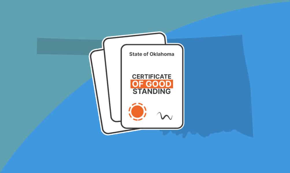 How To Get A Certificate Of Good Standing In Oklahoma Step By Step 