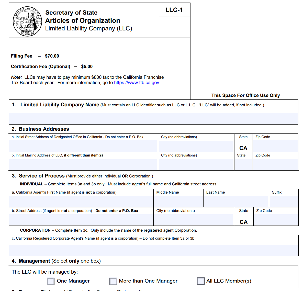 How to Start an LLC in California in 7 Steps