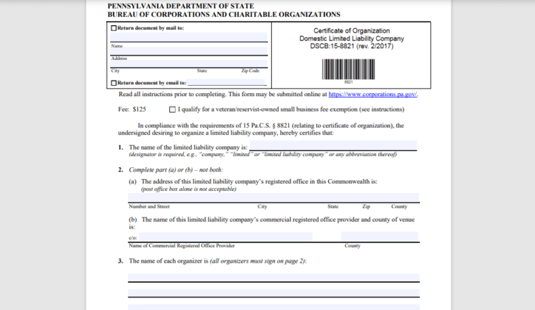How to Start an LLC in Pennsylvania in 2022 - Step By Step Business